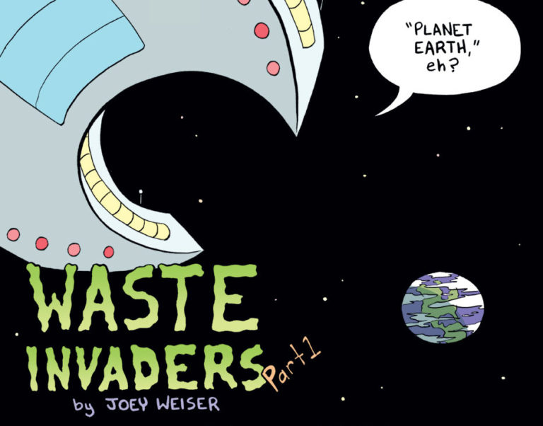 Waste Invaders Educational Comic